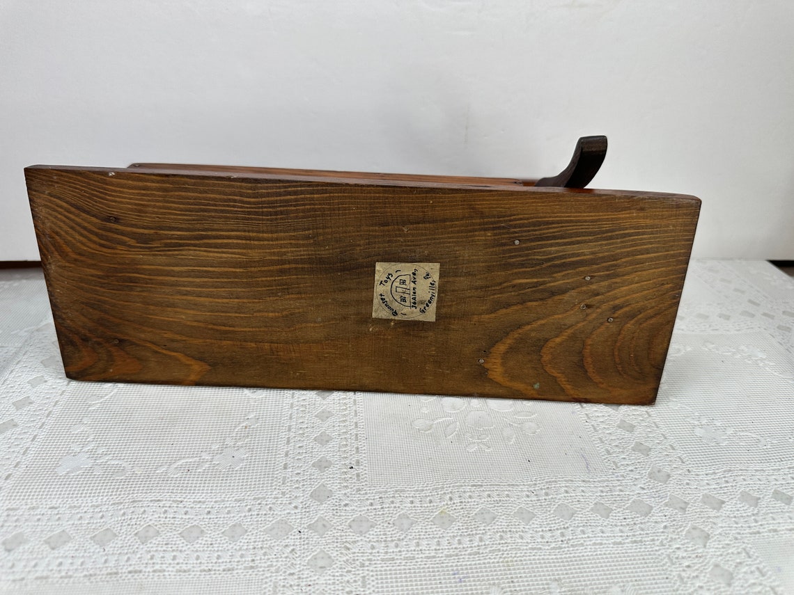 Wood Pump and Trough Planter, Wood Toy Pump and Trough Planter, Quonset ...