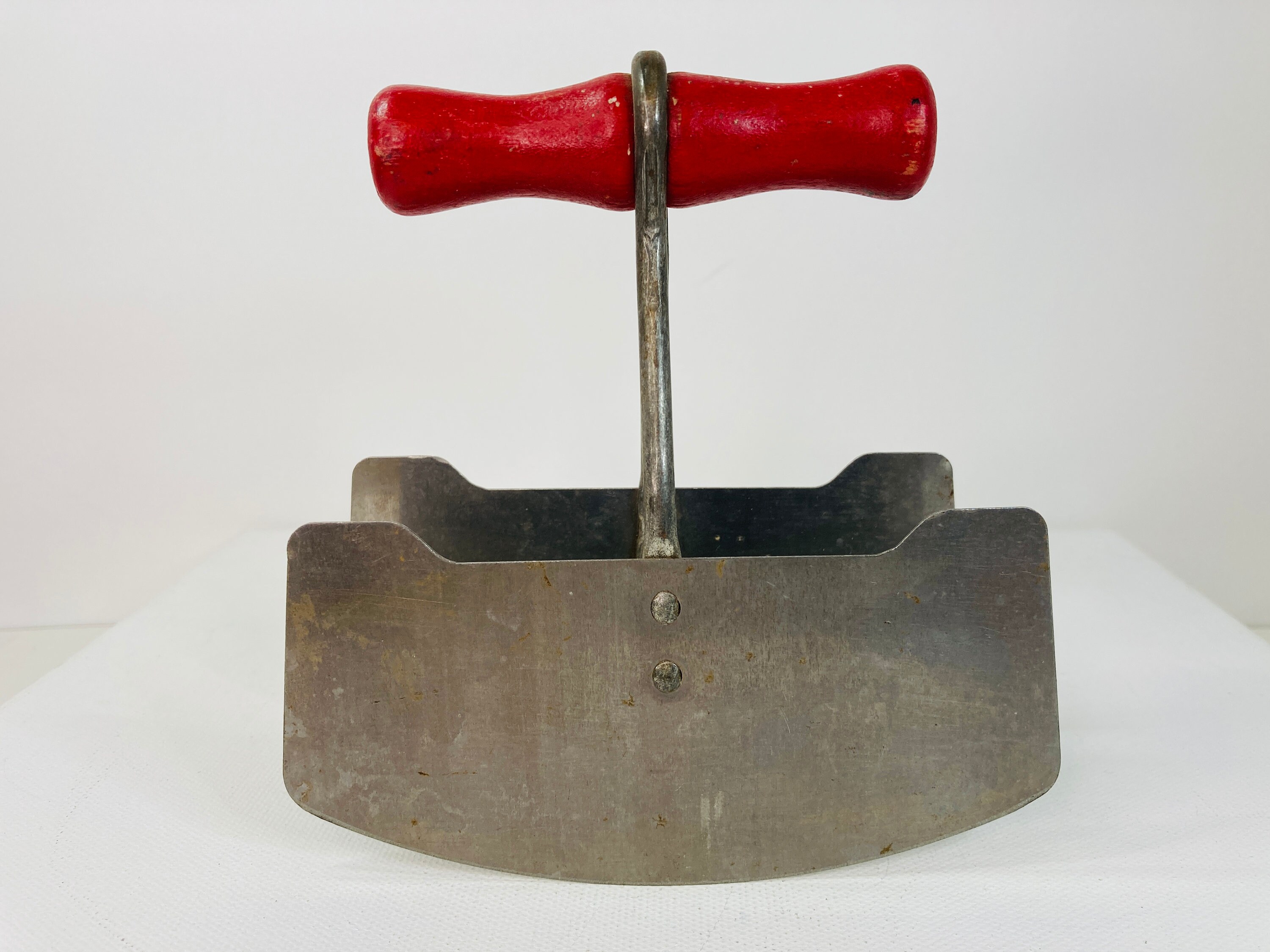 Red Wood Handled Food Chopper Red Handled Chopper Red | Etsy