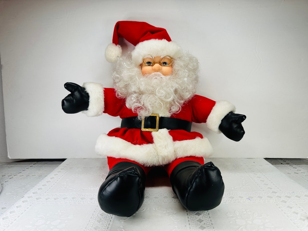 Santa's Best Polyester Filled Santa, Polyester Filled Santa Doll ...