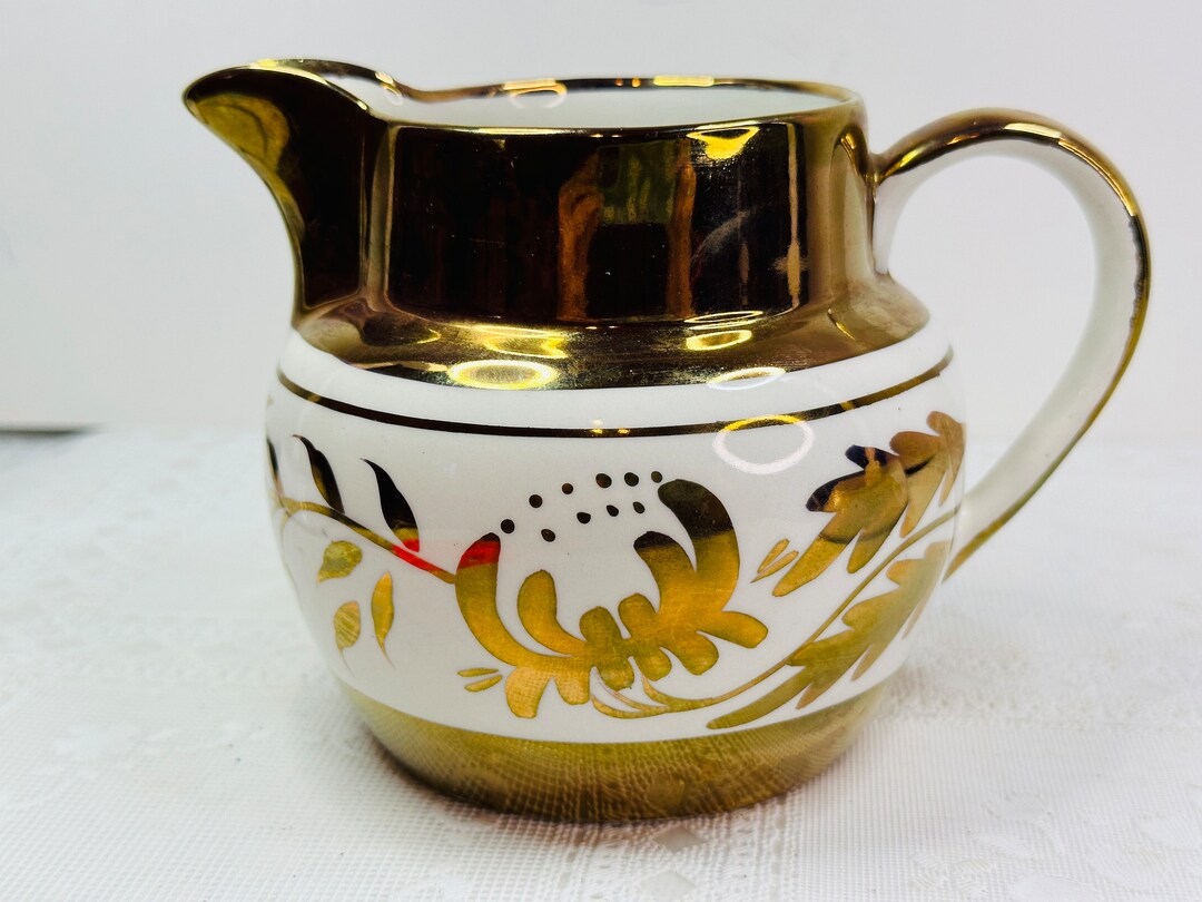 Old Foley Gold Leaf Pitcher, James Kent Old Foley Pitcher, Old Foley ...