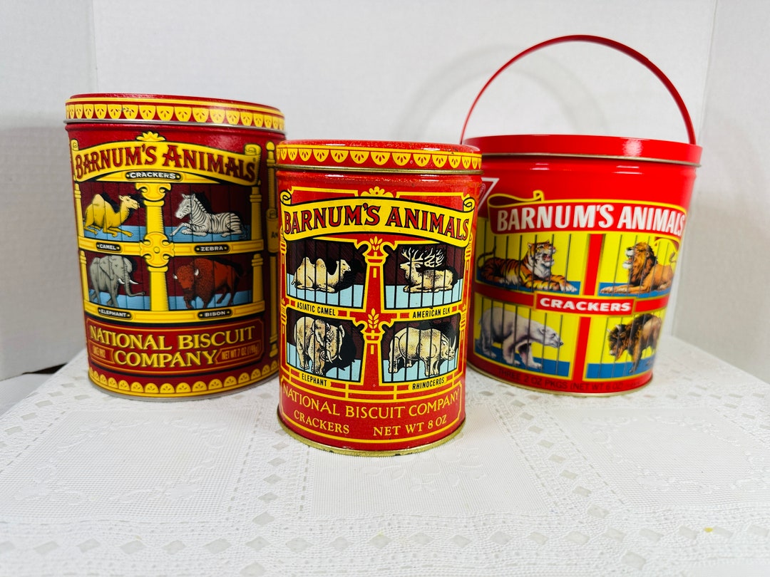 Barnums Animal Cracker Tins Choice, 2002 Barnum Animal Cracker Tin ...