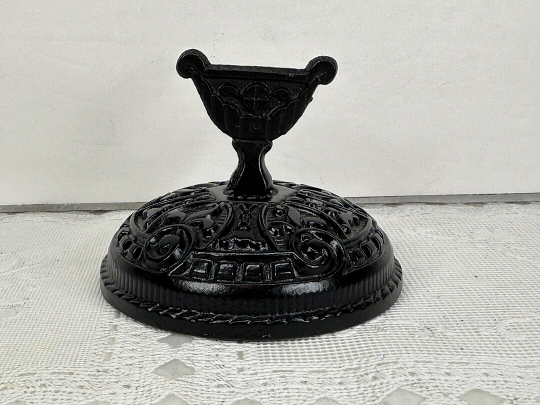 Cast Iron Paperweight, Vintage Paperweight, Cast Iron Embossed ...