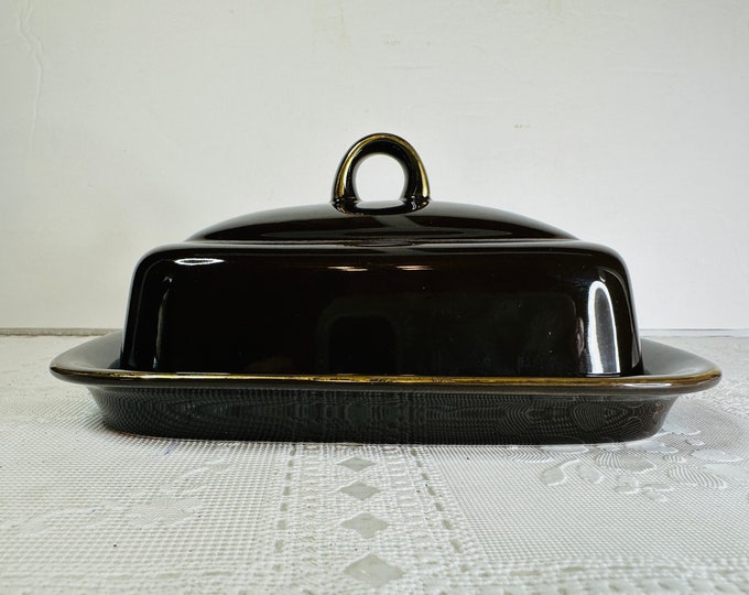 Mikasa Transition Cappuccino Butter Dish, Mikasa Butter Dish, Mikasa ...