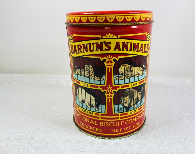 Barnum's Animals Tin, Nabisco Animal Cracker Tin, Barnum's Animal ...