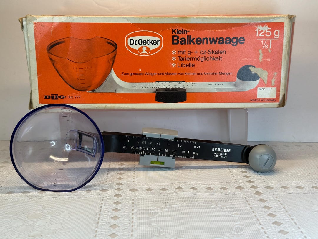 Dr Oetker Mini Scale, Balance Scale 4 Ounce, Weigh and Measure Scale ...
