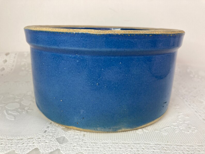 Blue Butter Crock Butter Crock Blue Crock | Etsy