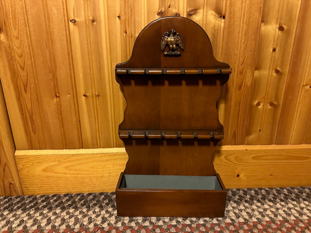 Wood Spoon Display Rack, Wood Spoon Rack, Collector Spoon Rack, Wood ...