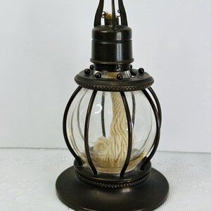 Antique Alcohol Lamp, Glass Alcohol Burner, Metal and Glass Alcohol ...