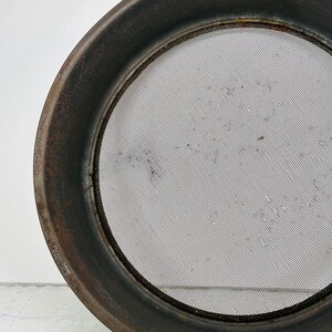 Primitive Metal Screen Sieve, Metal Screen Sifter, Metal Screen ...