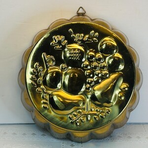 Brass Fruit Mold, Brass Wall Fruit Mold, Benjamin Medwin Brass Mold ...