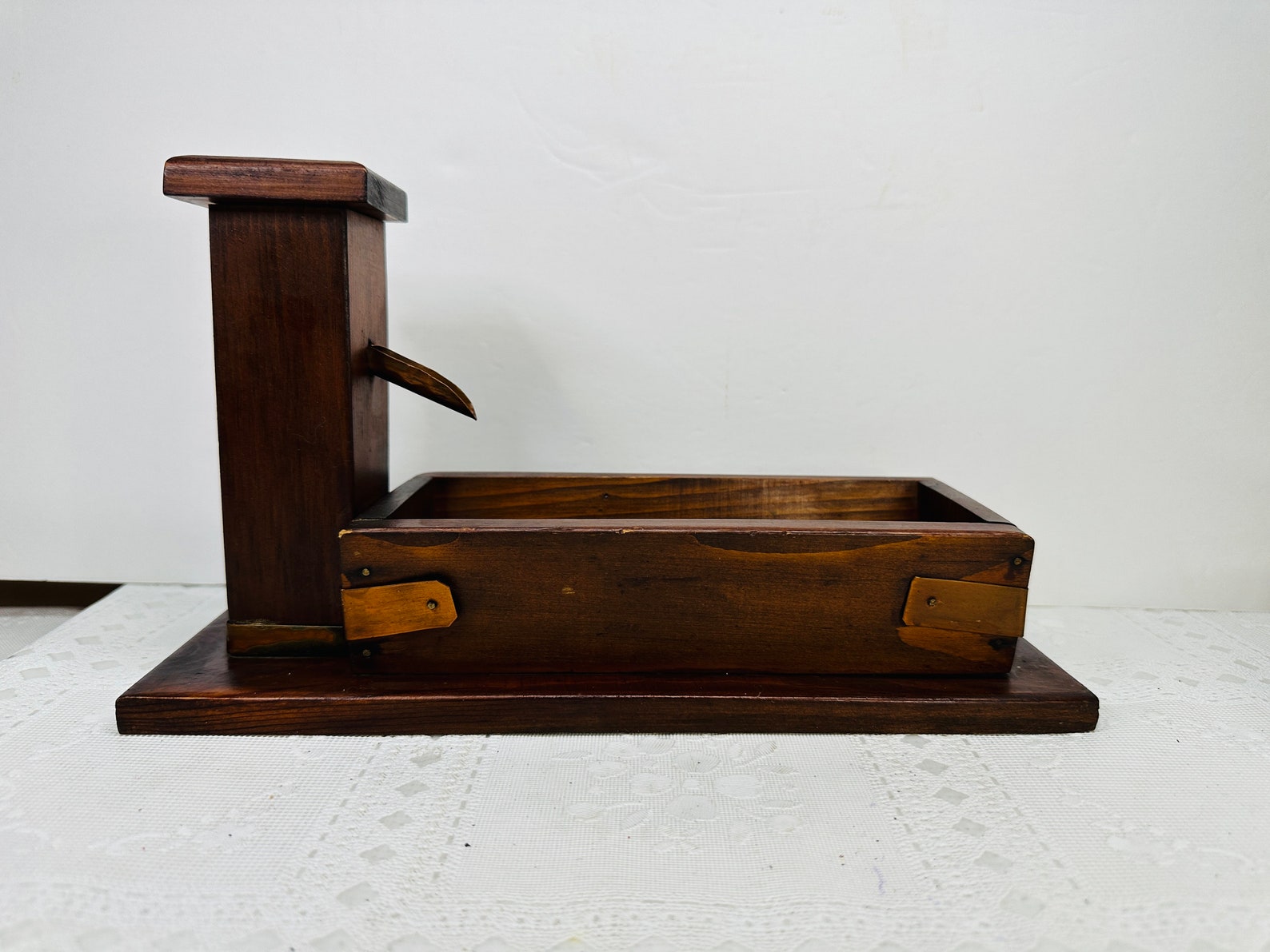 Wood Pump and Trough Planter, Wood Toy Pump and Trough Planter, Quonset ...