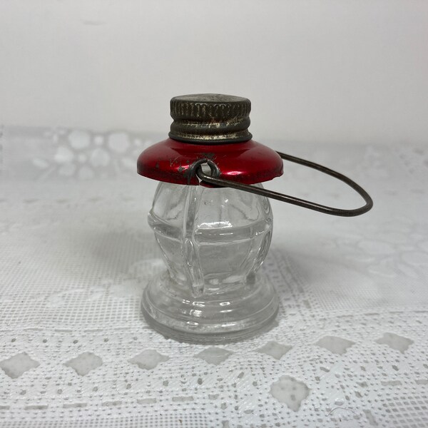 Antique Glass Candy Container - Etsy