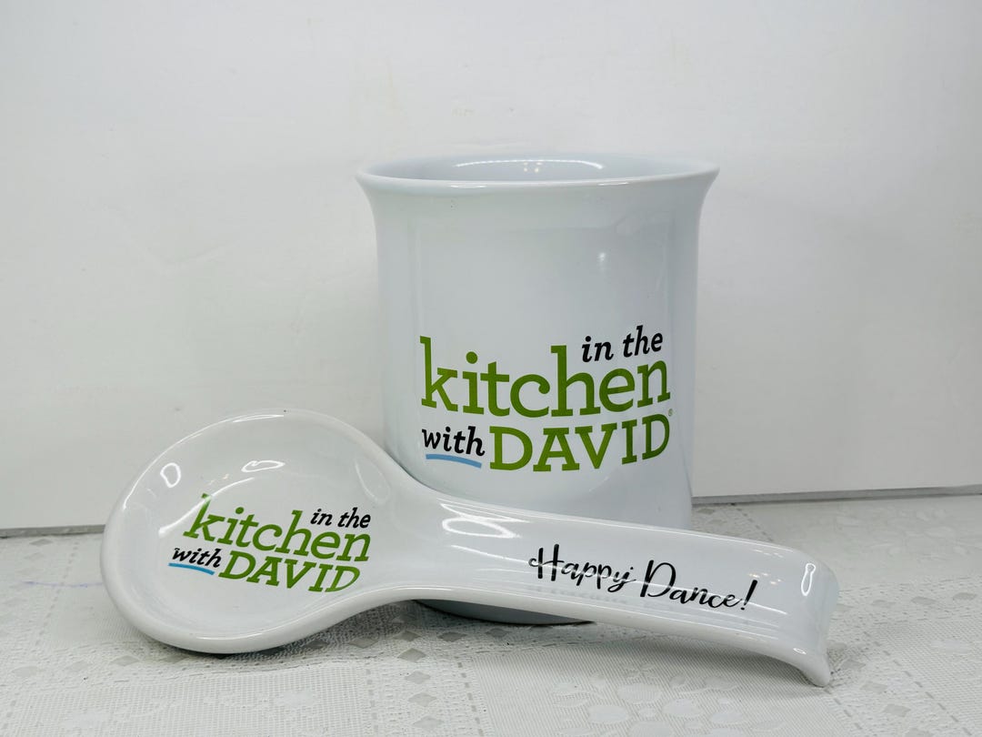In the Kitchen With David Utensil Holder & Spoon Rest, David Kitchen ...