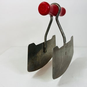 Red Wood Handled Food Chopper Red Handled Chopper Red - Etsy