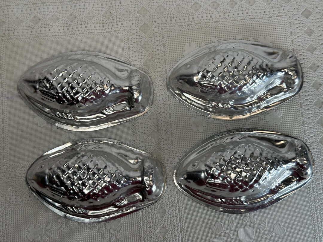Nutbrown Fish Shaped Aluminum Molds, Aluminum Fish Molds Made in ...