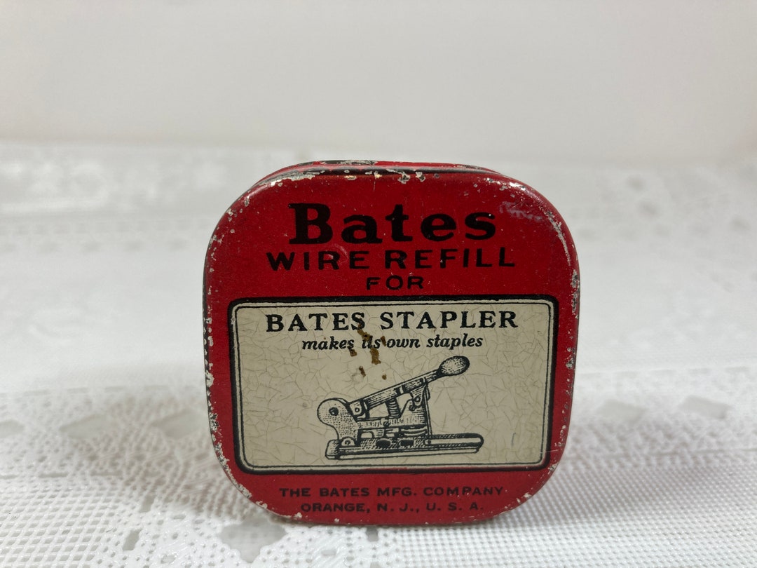 Bates Wire Refill Tin for Bates Stapler, Bates Wire Tin, Bates Stapler ...