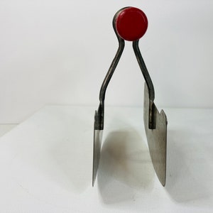 Red Wood Handled Food Chopper Red Handled Chopper Red - Etsy