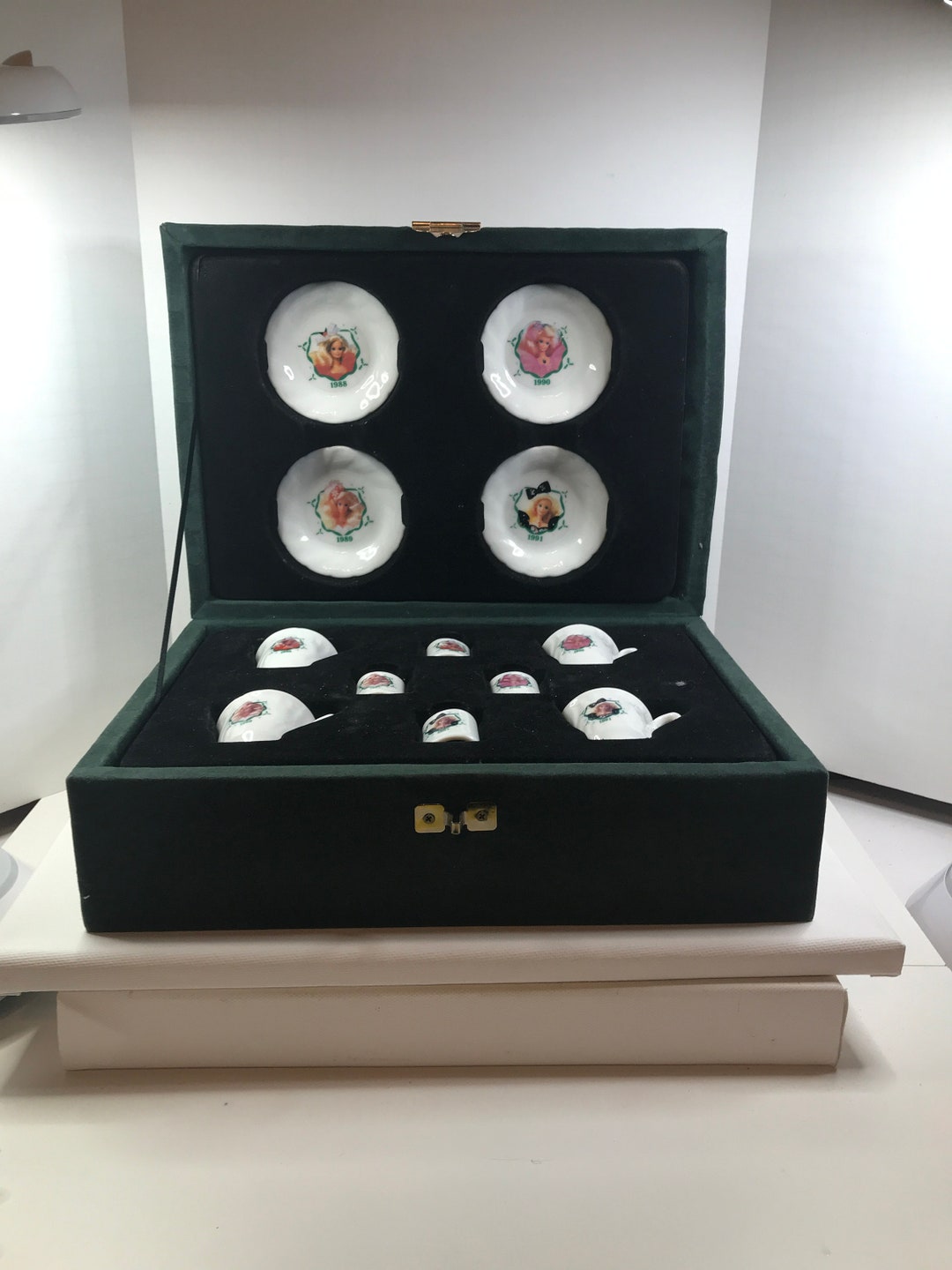 Barbie Teacup Set, Barbie Teacups Saucers and Napkin Rings, Barbie ...