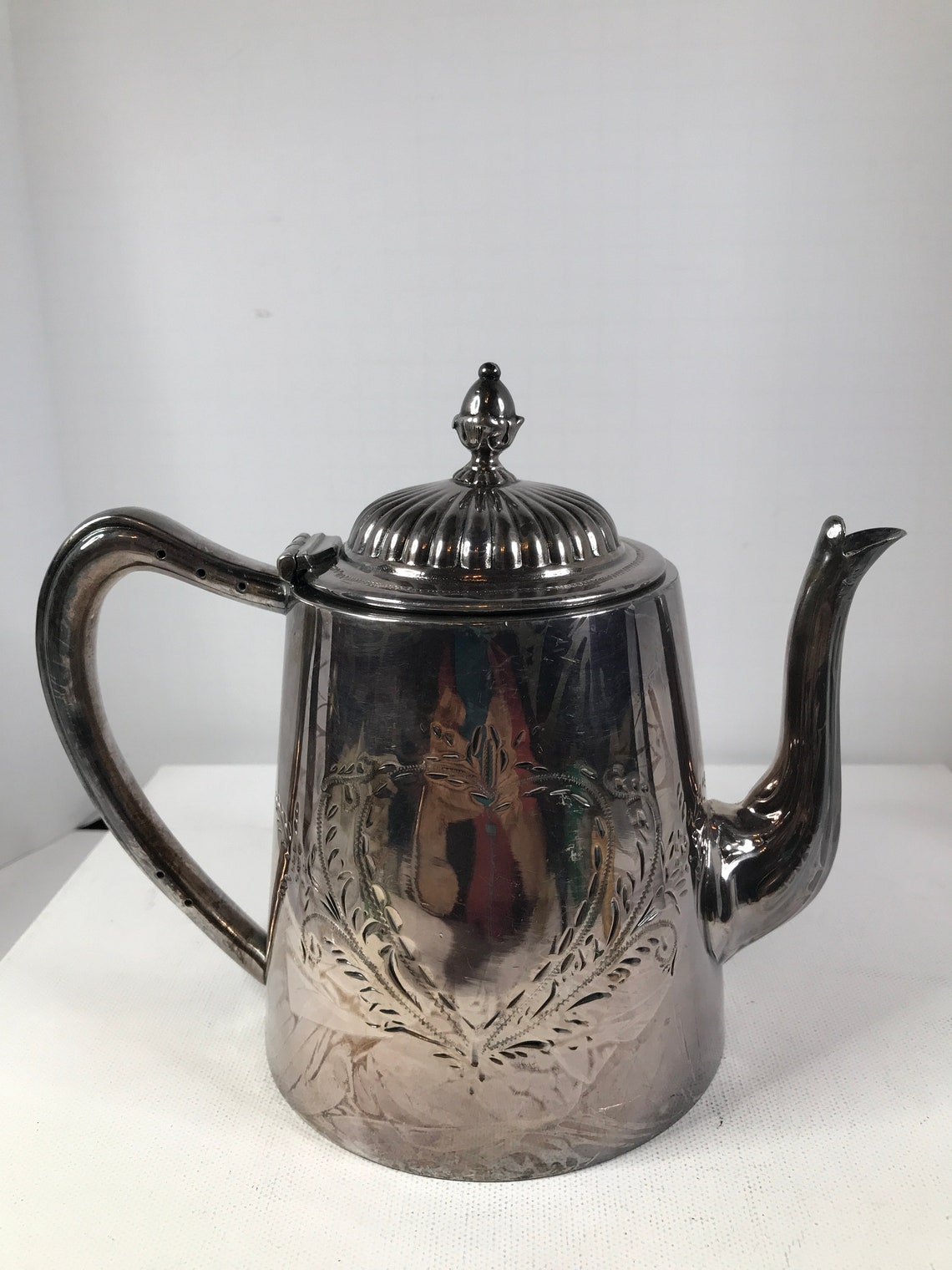 Sheffield Silver Plated Teapot With Heart Design 1900s - Etsy