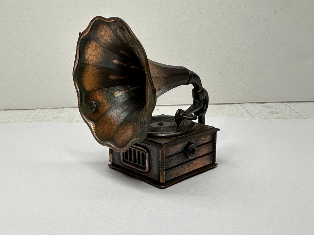 Durham Miniature Antique Phonograph, Durham Miniature Antique Record ...