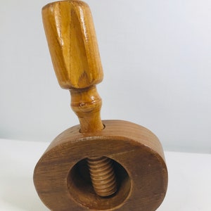 Wood Screw Type Nutcracker, Wood Nutcracker, Screw Type Nutcracker, Nut ...