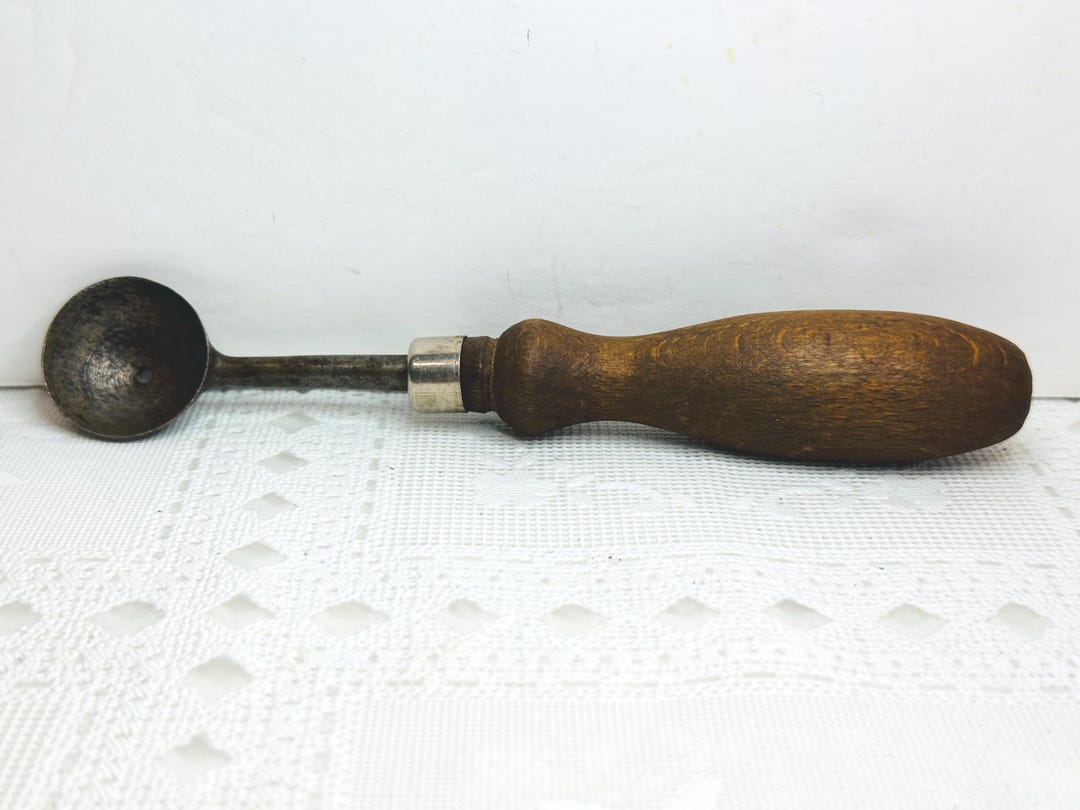 German Wood Handled Melon Baller, Wood Handle Melon Baller, German ...