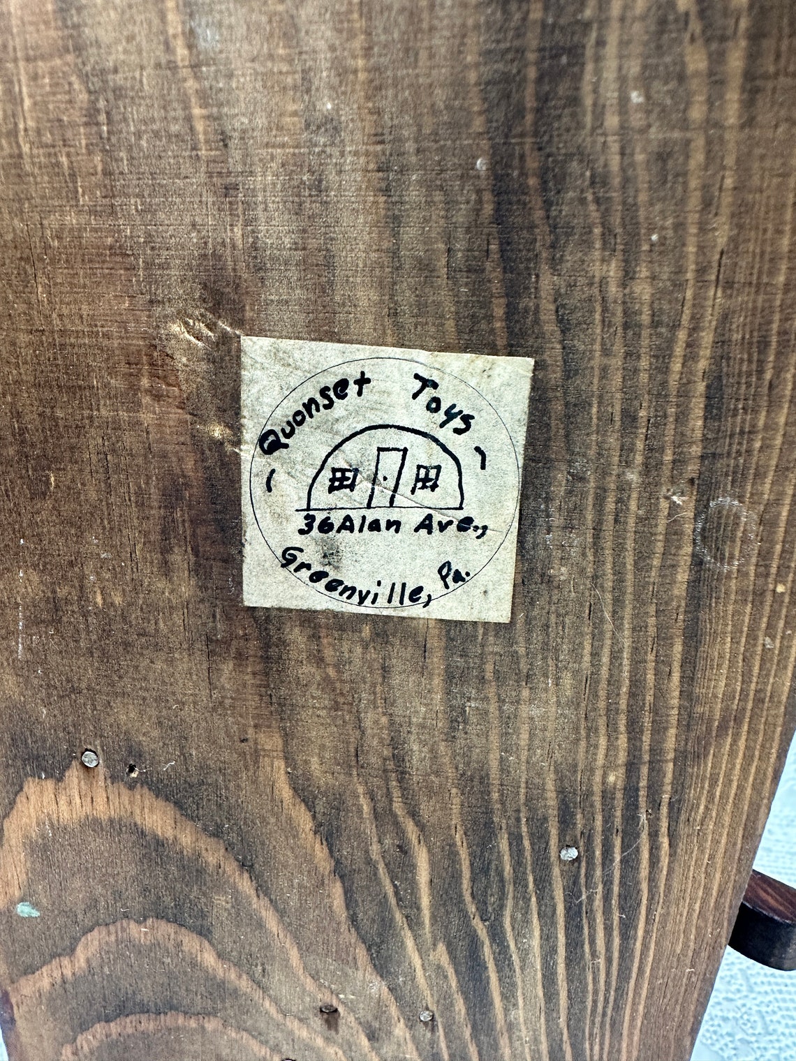 Wood Pump and Trough Planter, Wood Toy Pump and Trough Planter, Quonset ...