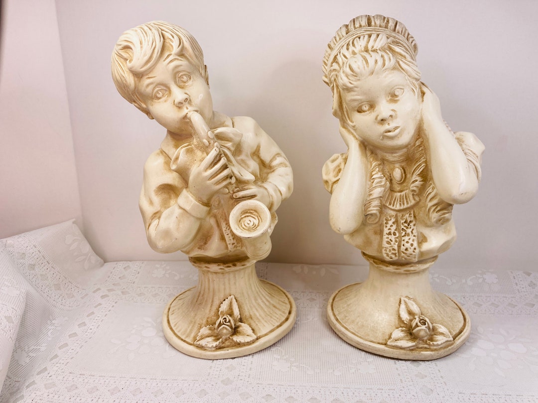 Kendrick Musical Children Statues, Musical Children Head Statues ...