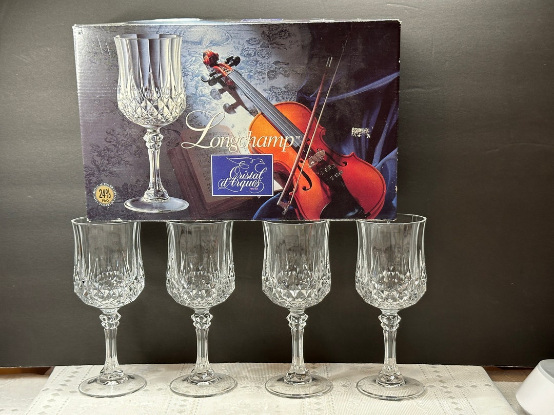 Cristal D'arques Longchamp Glass Set 22,5 Cls, Longchamp Crystal Glass ...