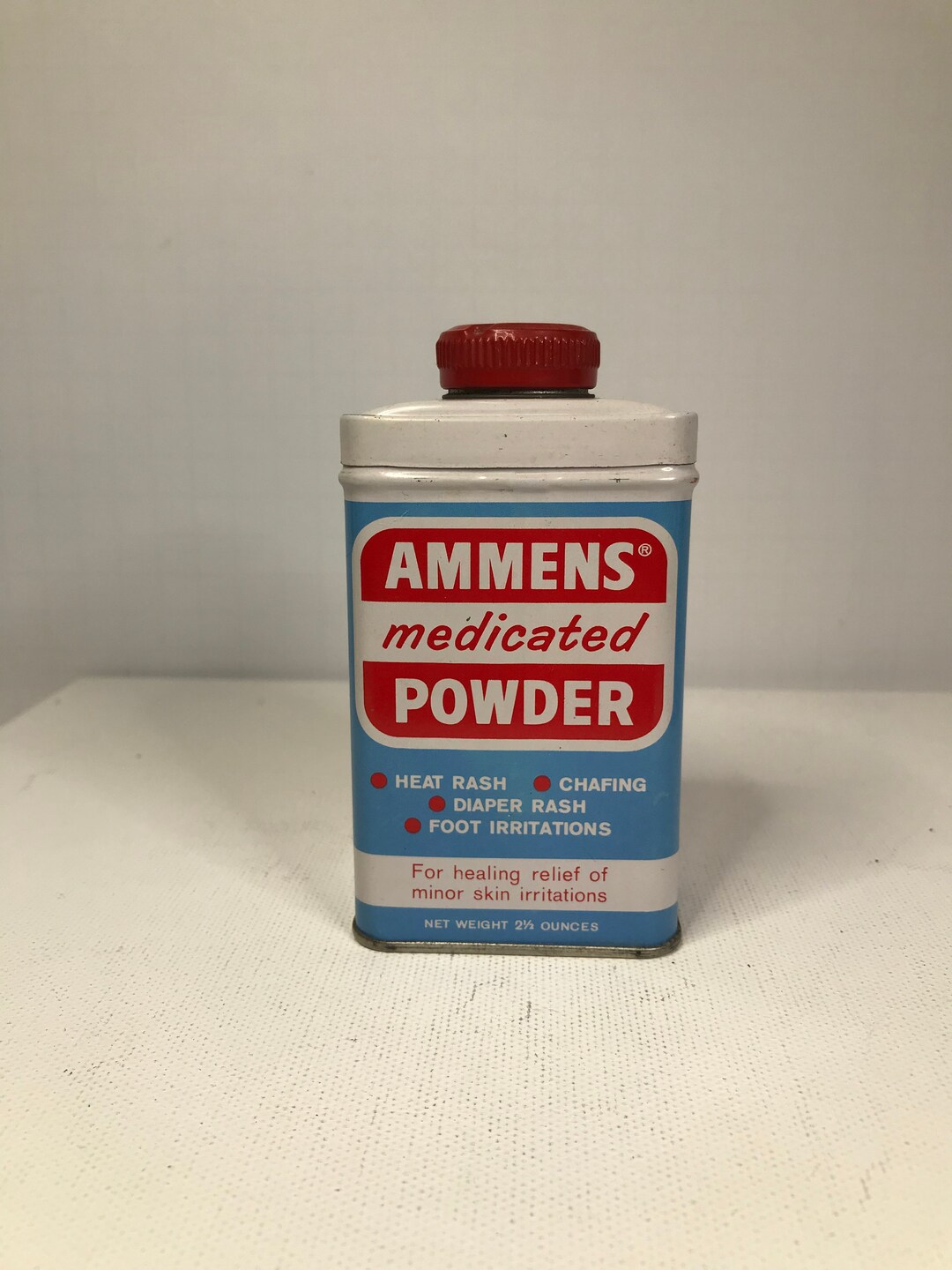 Ammen's Medicated Powder Tin, Collectible Powder Tin, Ammen's Powder ...