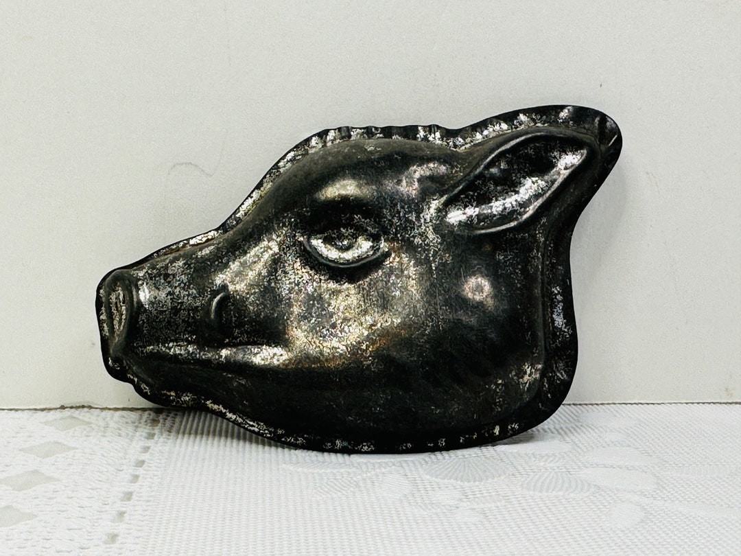 Wild Boar Head Chocolate Mold, Pig Metal Candy Mold, German Boar ...
