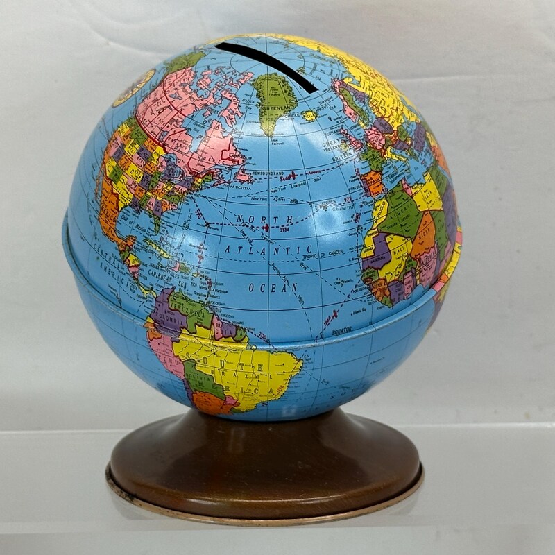 Globe Bank - Etsy