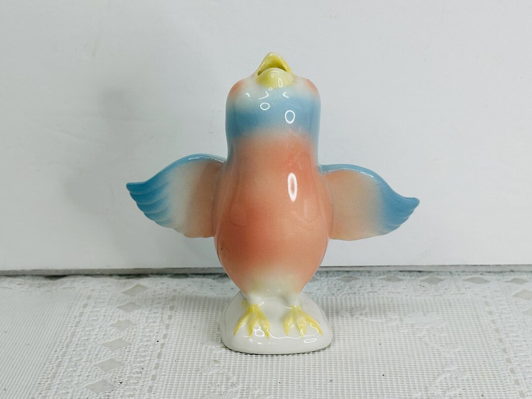 Ceramic Bluebird Pie Bird, Ceramic Bluebird Pie Vent, Ceramic Blue Bird ...