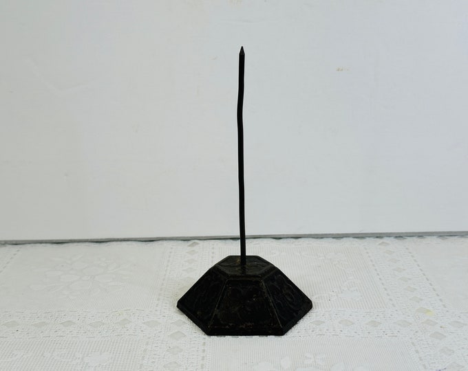 Receipt Bill Holder Spike Cast Metal, Cast Metal Receipt Holder ...