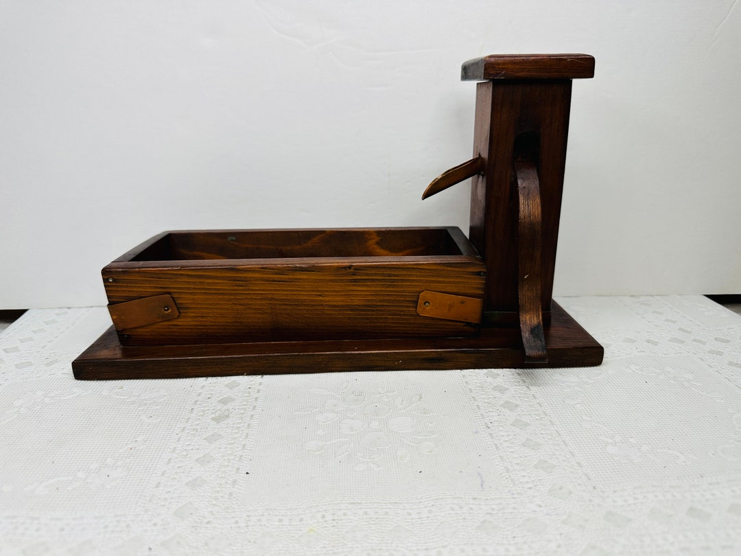 Wood Pump and Trough Planter, Wood Toy Pump and Trough Planter, Quonset ...
