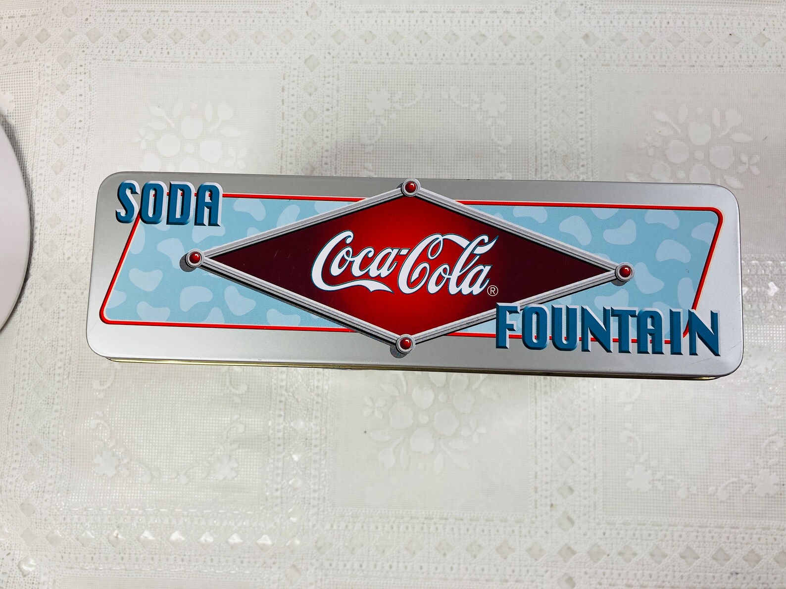 1998 Coca Cola Soda Fountain 3D Tin Coke 3D Soda Fountain - Etsy