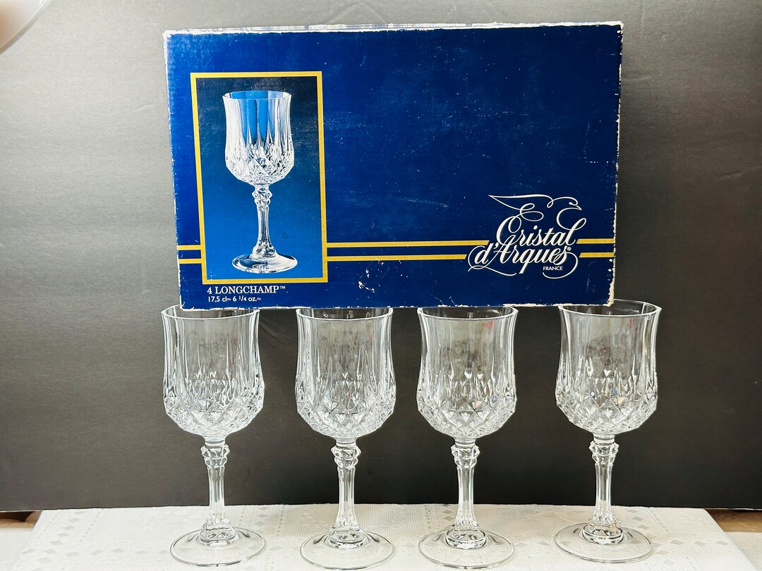 Cristal D'arques Longchamp Glass Set 17,5 Cls, Longchamp Crystal Glass ...