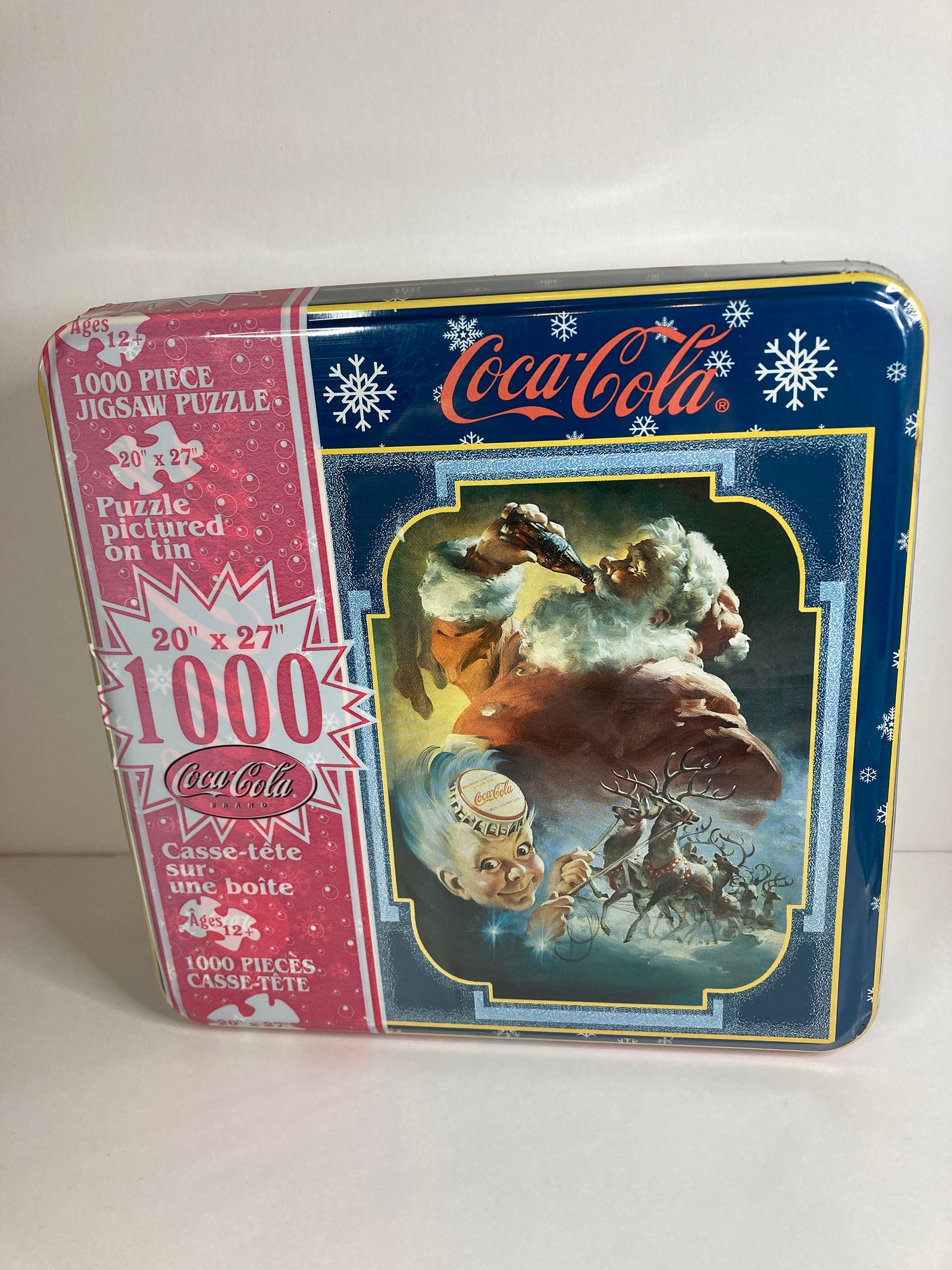 Coca Cola Christmas Jigsaw Puzzle Coke Christmas Puzzle Tin - Etsy