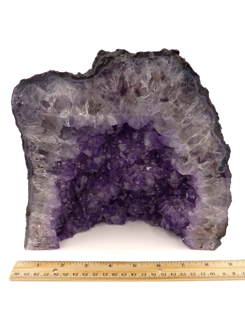 Amethyst Cathedral Geode Brazil 5.9 Kilos 9 X 8 X 4.5 In | Etsy