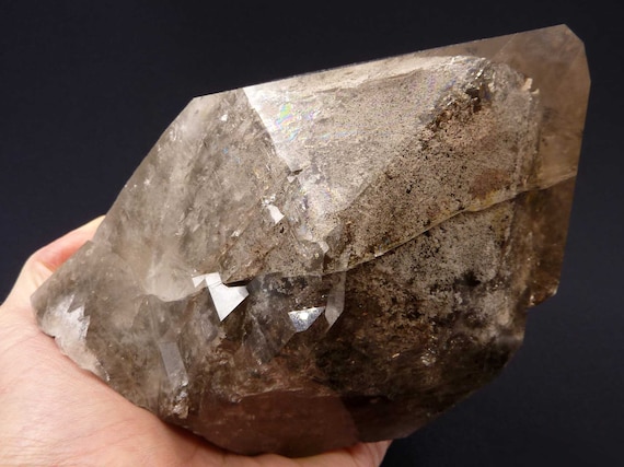 Large Garden Quartz Lodolite Crystal Brazil 1897 grams 6 | Etsy