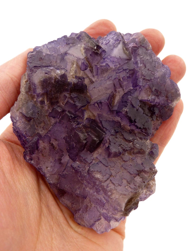Purple Fluorite Crystal Mexico 295 Grams 3.75 X 3 X 1.5 | Etsy