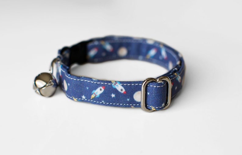 Rocket Cat Collar Space Cat Collar Rocket Ship Collar Outer - Etsy