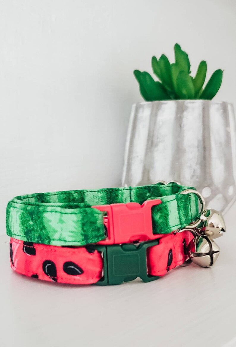 Watermelon Collar Melon Cat Collar Fruit Cat Collar Summer | Etsy