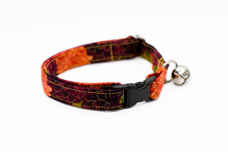 Autumn Cat Collar Fall Cat Collar Holiday Cat Collar Leaves - Etsy