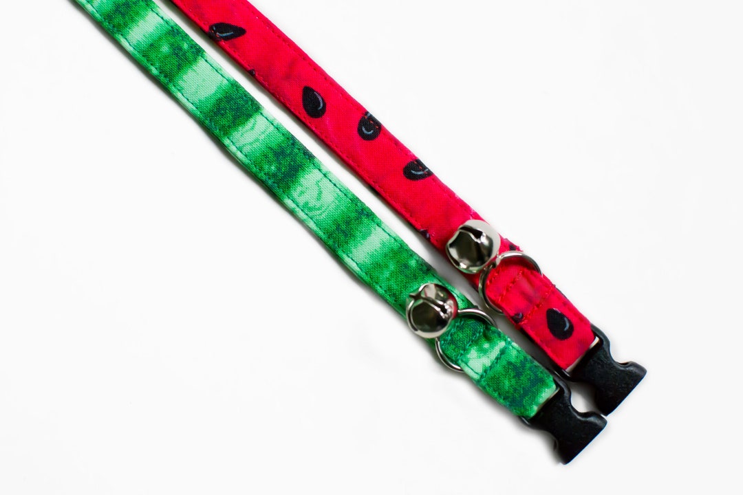 Watermelon Collar- Melon Cat Collar- Fruit Cat Collar- Summer Cat ...