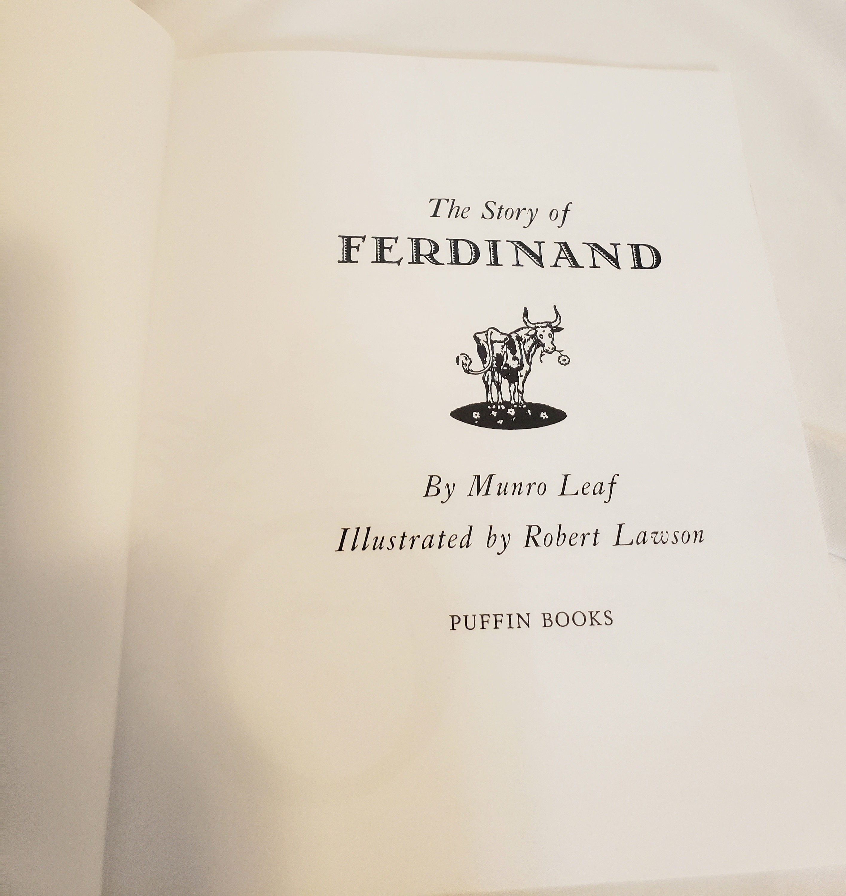 The Story of Ferdinand by Munro Leaf Paperback Book 1977 - Etsy