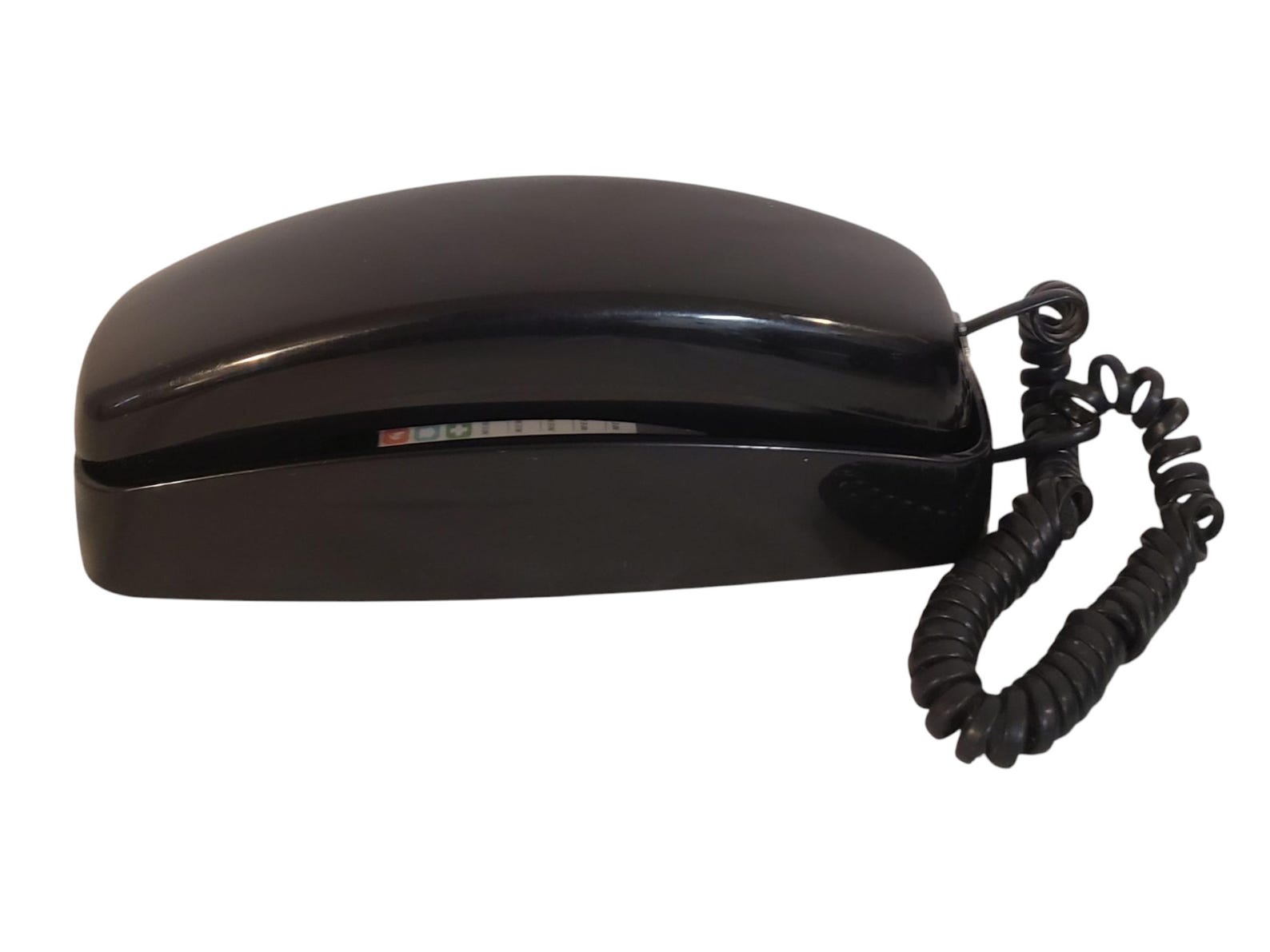 Vintage Black Push Button Phone Trimline Style AT & T 210 - Etsy