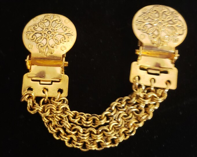 Sweater Guard Cardigan Clip Collar Clip Vintage Inspired Retro Dainty ...