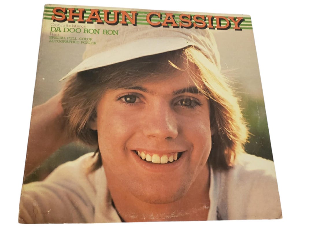 Shaun Cassidy Da Doo Ron Ron Record Vinyl LP 1977 Warner Brothers ...