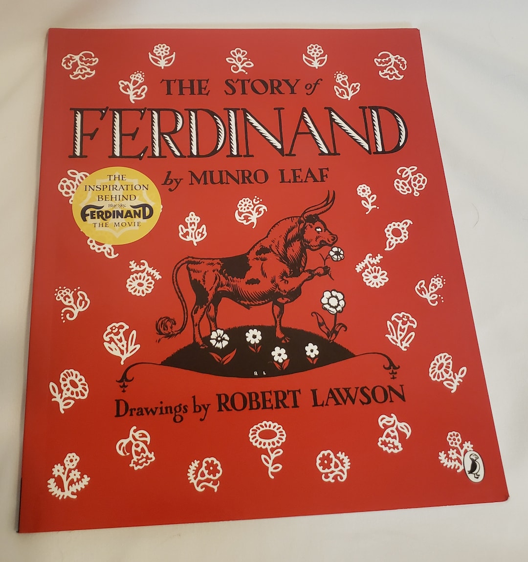 The Story of Ferdinand by Munro Leaf Paperback Book 1977 Ferdinand the Bull - Etsy